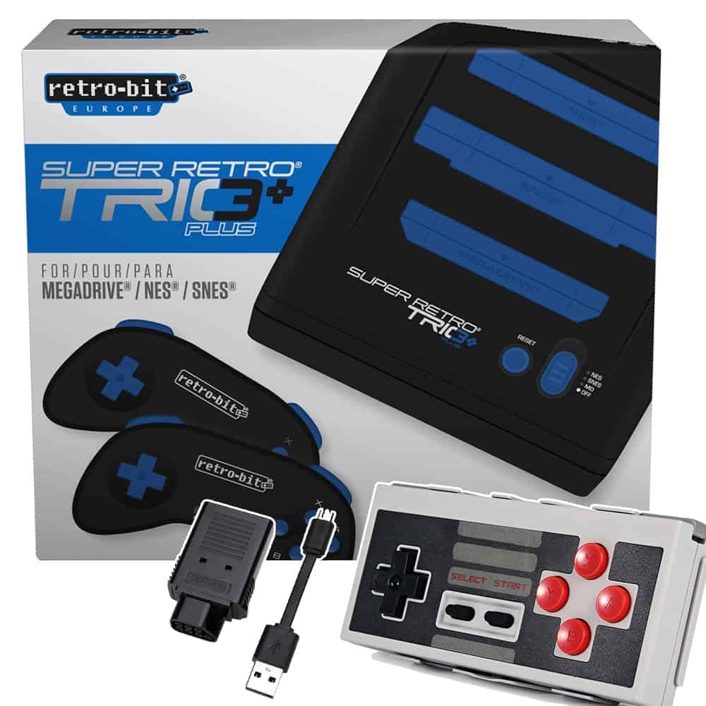 Super Retro Trio+ HD inkl. 8bitdo N30 Bluetooth Controller & Receiver