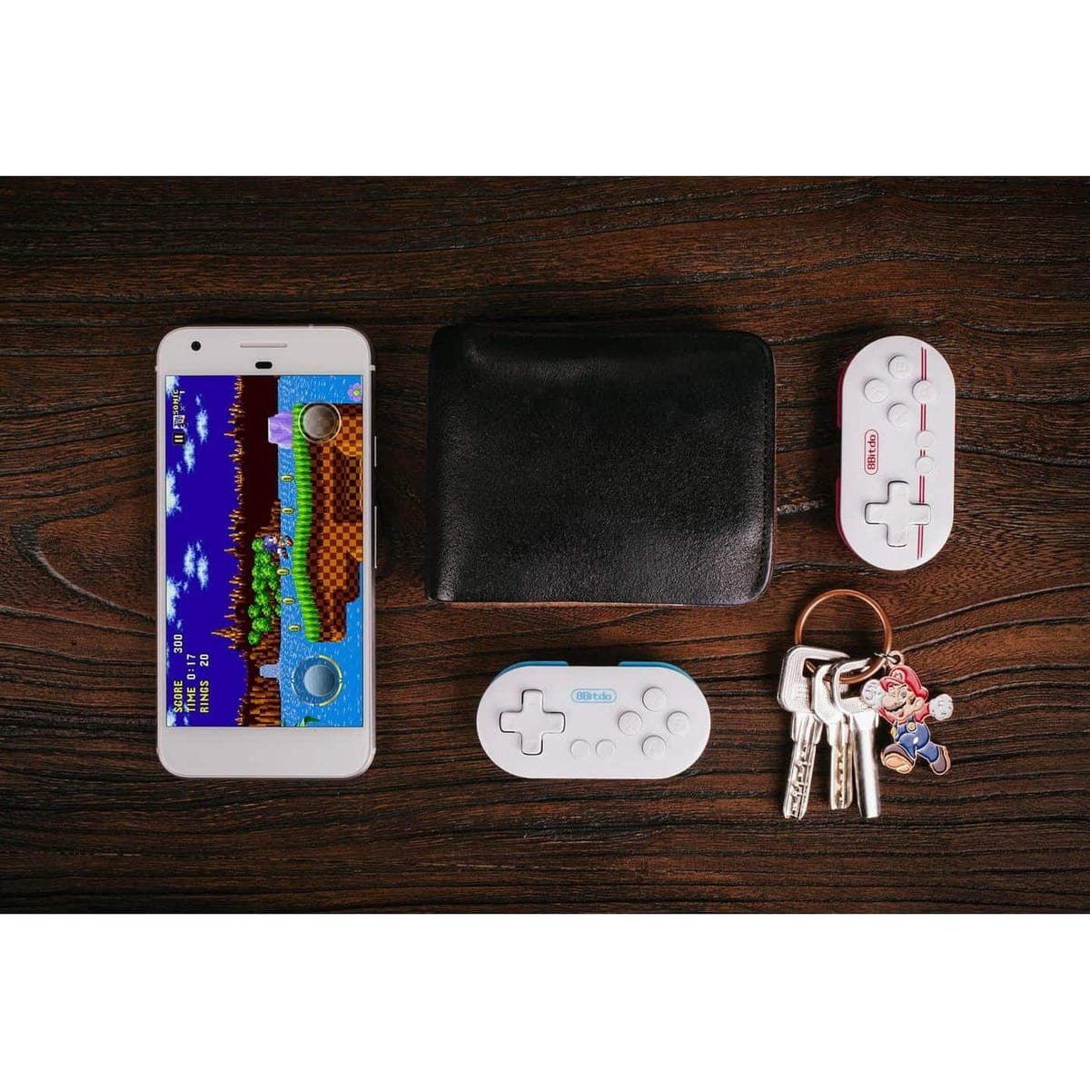 8bitdo FC Zero Mini Gamepad - Verdens mindste Bluetooth Controller