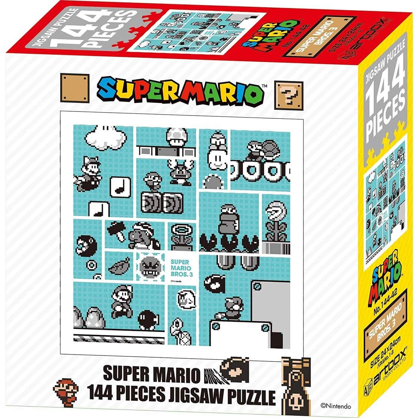 Super Mario Bros 3 - 30th Anniversary Jigsaw Puzzle - 144 brikker