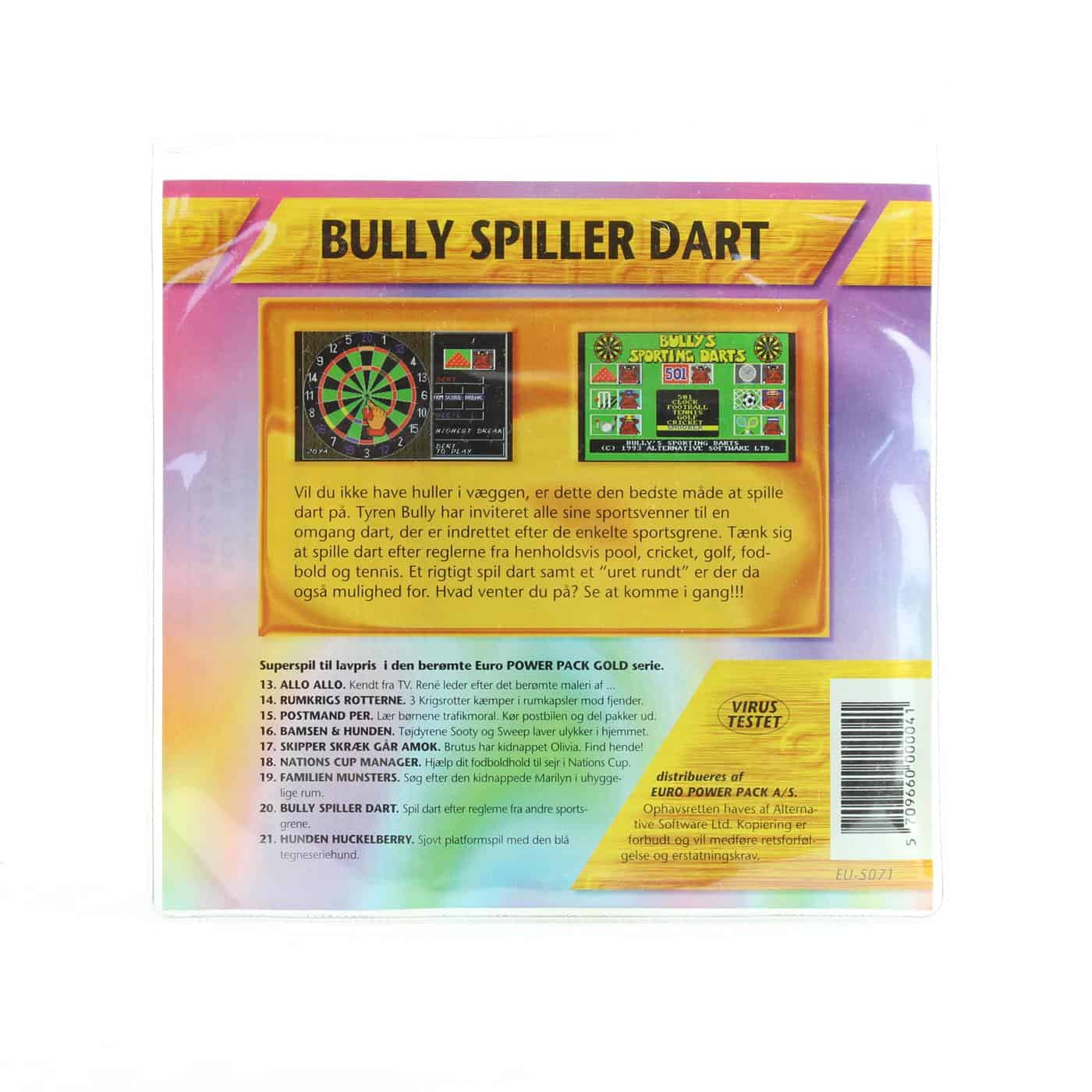 Bully Spiller Dart / Bully's Sporting Darts (Amiga, Euro Power Pack)