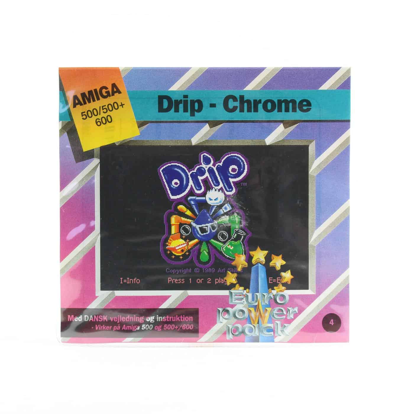 Drip - Chrome (Amiga, Euro Power Pack) - Nyt spil til Amiga