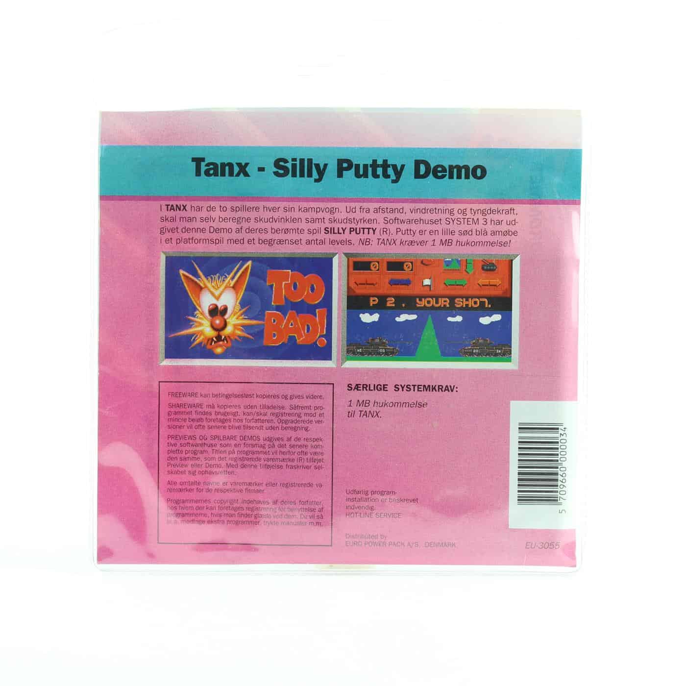 Tanx - Silly Putty Demo (Amiga, Euro Power Pack) - Nyt Amiga spil!