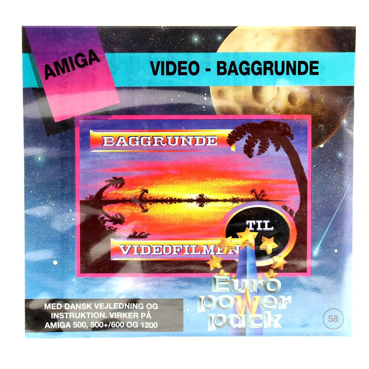 Video - Baggrunde (Amiga, Euro Power Pack) - WTS Retro