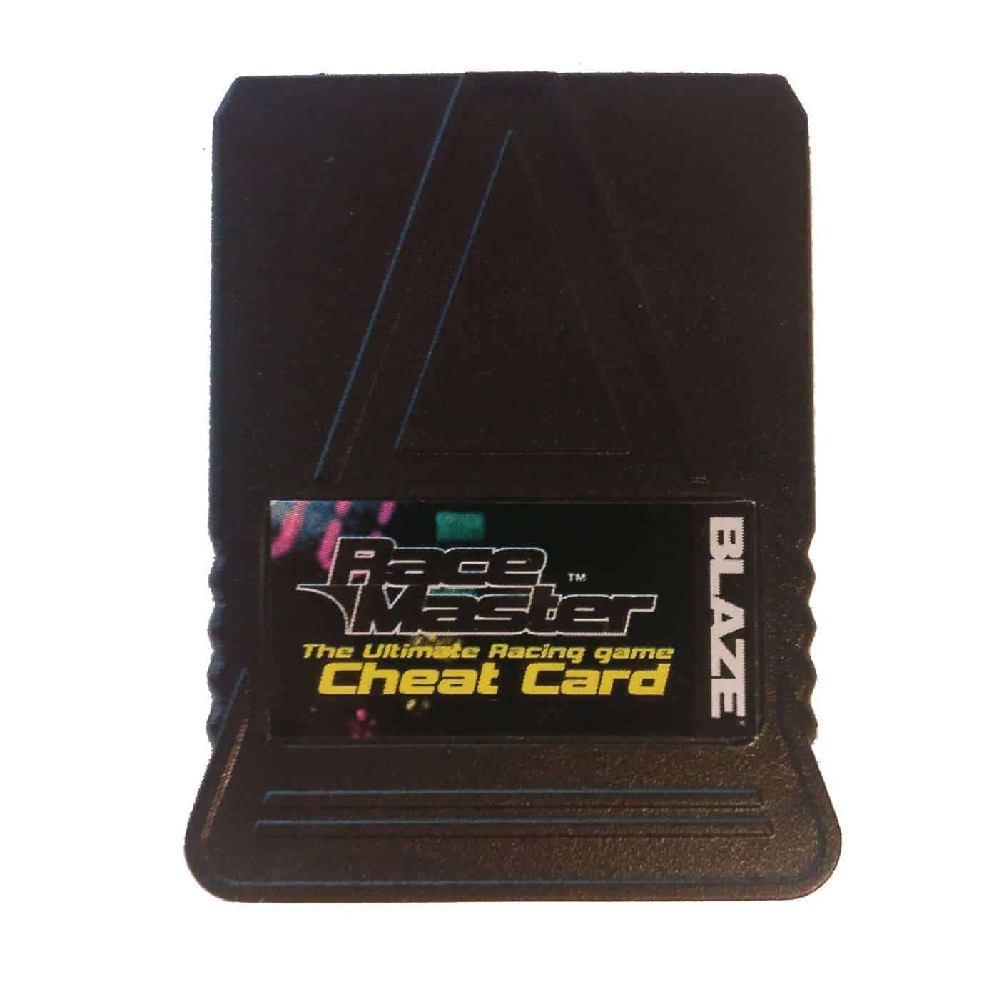 Blaze Race Master Cheat Card (PS1)
