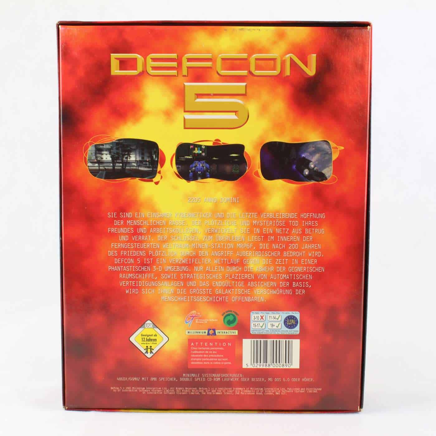 Defcon 5 (PC Big Box, 1995, Millennium Interactive)