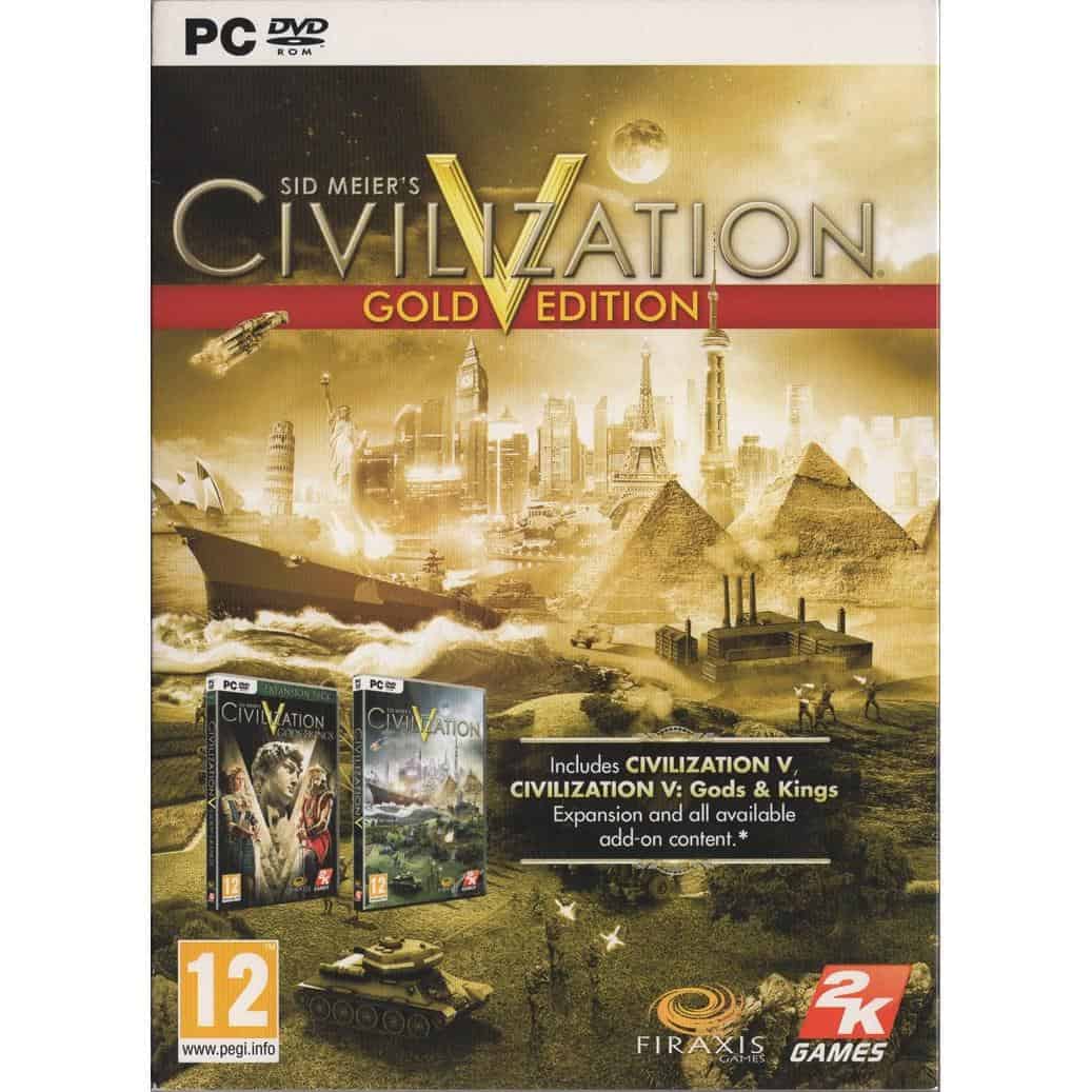 Civilization V: Gold Edition (PC) - Brugt PC spil
