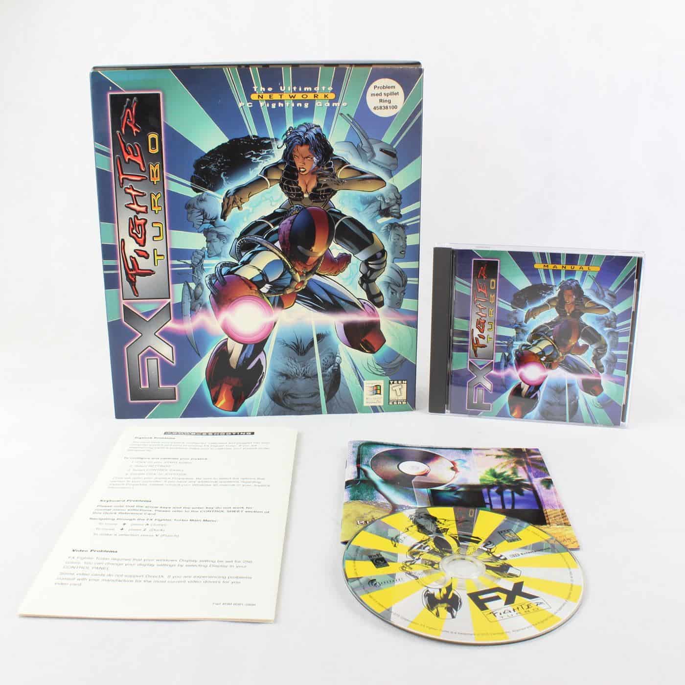 FX Fighter Turbo (PC Big Box, 1996, Argonaut Software)