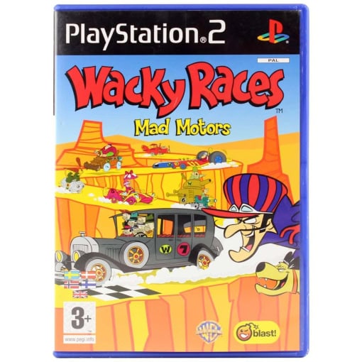Wacky Races: Mad Motors (PS2) - WTS Retro - Køb spillet her