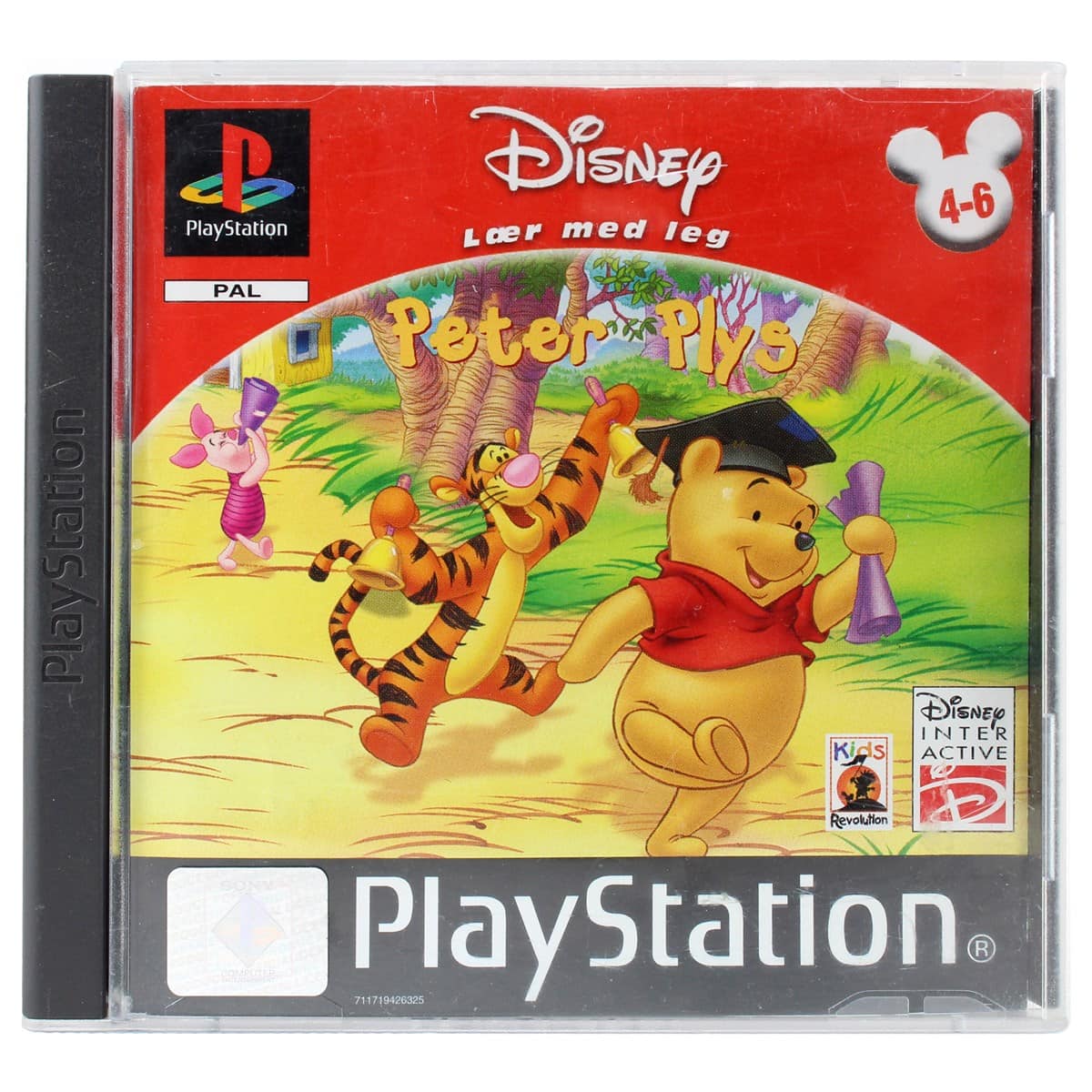 Disney's Lær med leg - Peter Plys (PS1) - WTS Retro - Køb spillet her