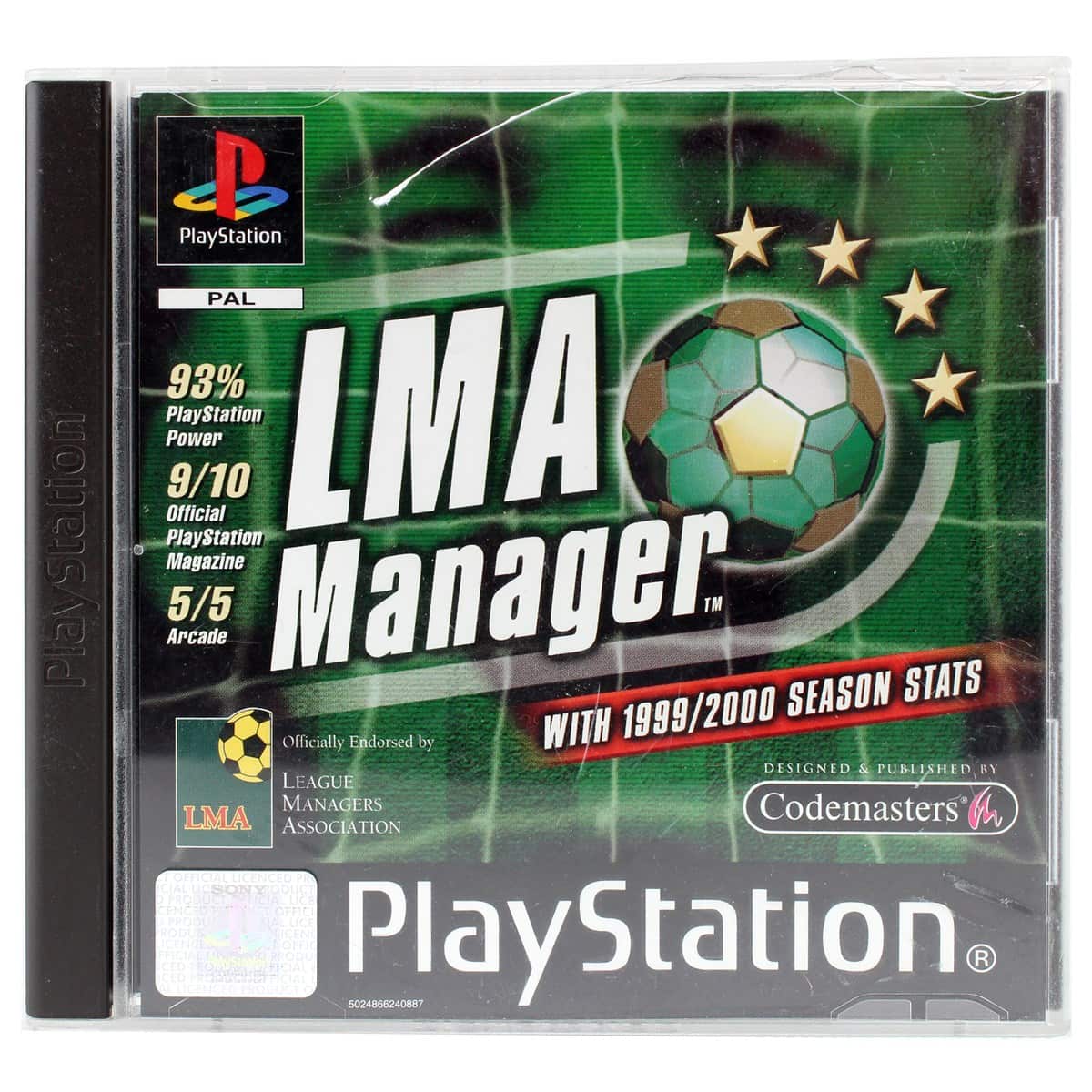 LMA Manager (PS1) - WTS Retro - Køb spillet her
