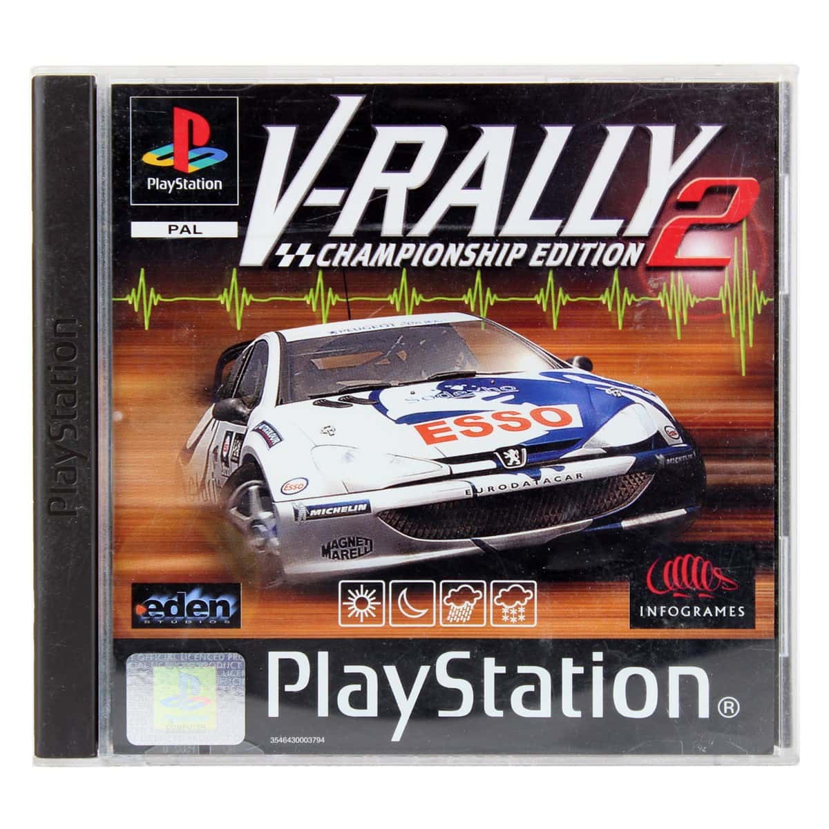 V-Rally 2: Championship Edition (PS1) - WTS Retro - Køb spillet her