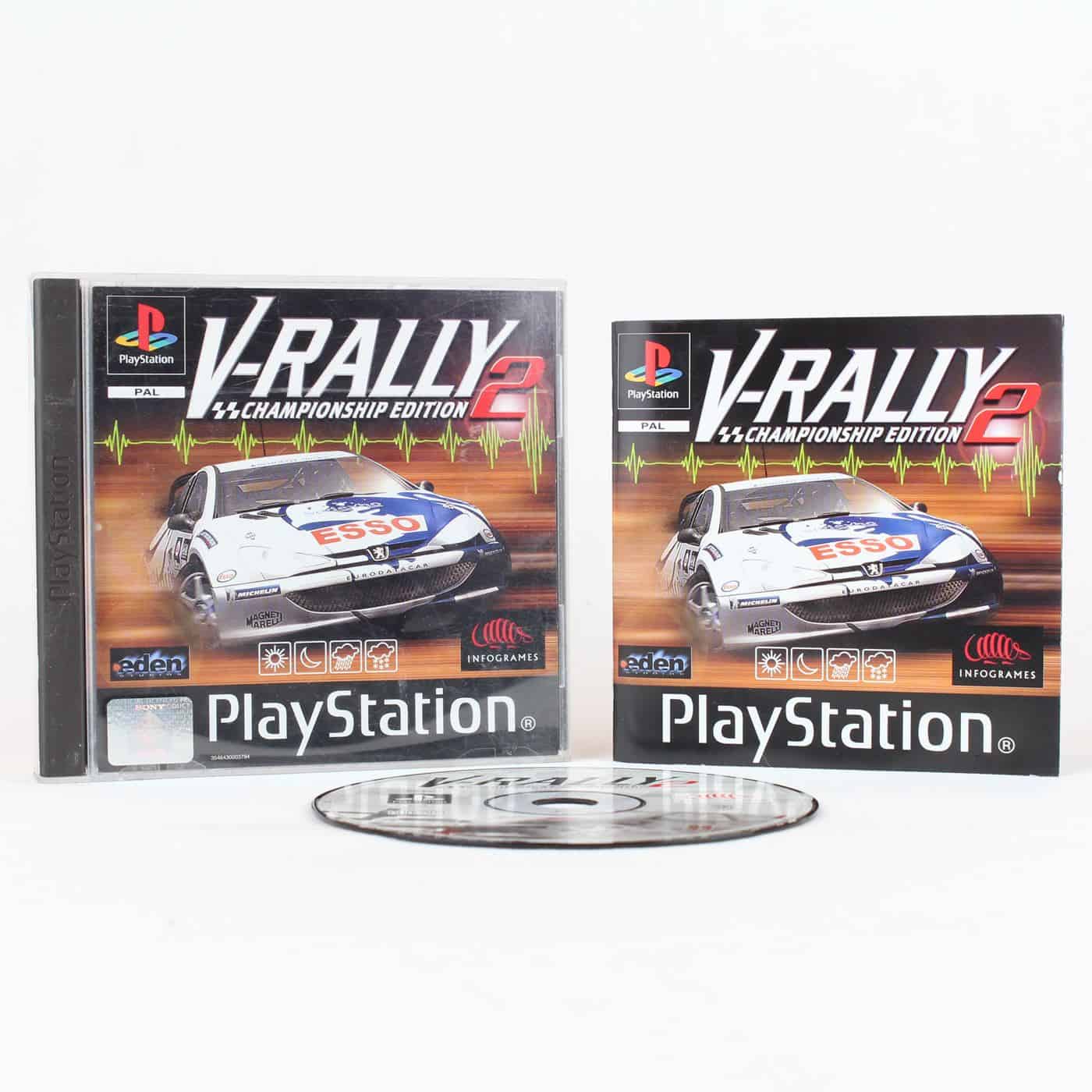 V-Rally 2: Championship Edition (PS1) - WTS Retro - Køb spillet her