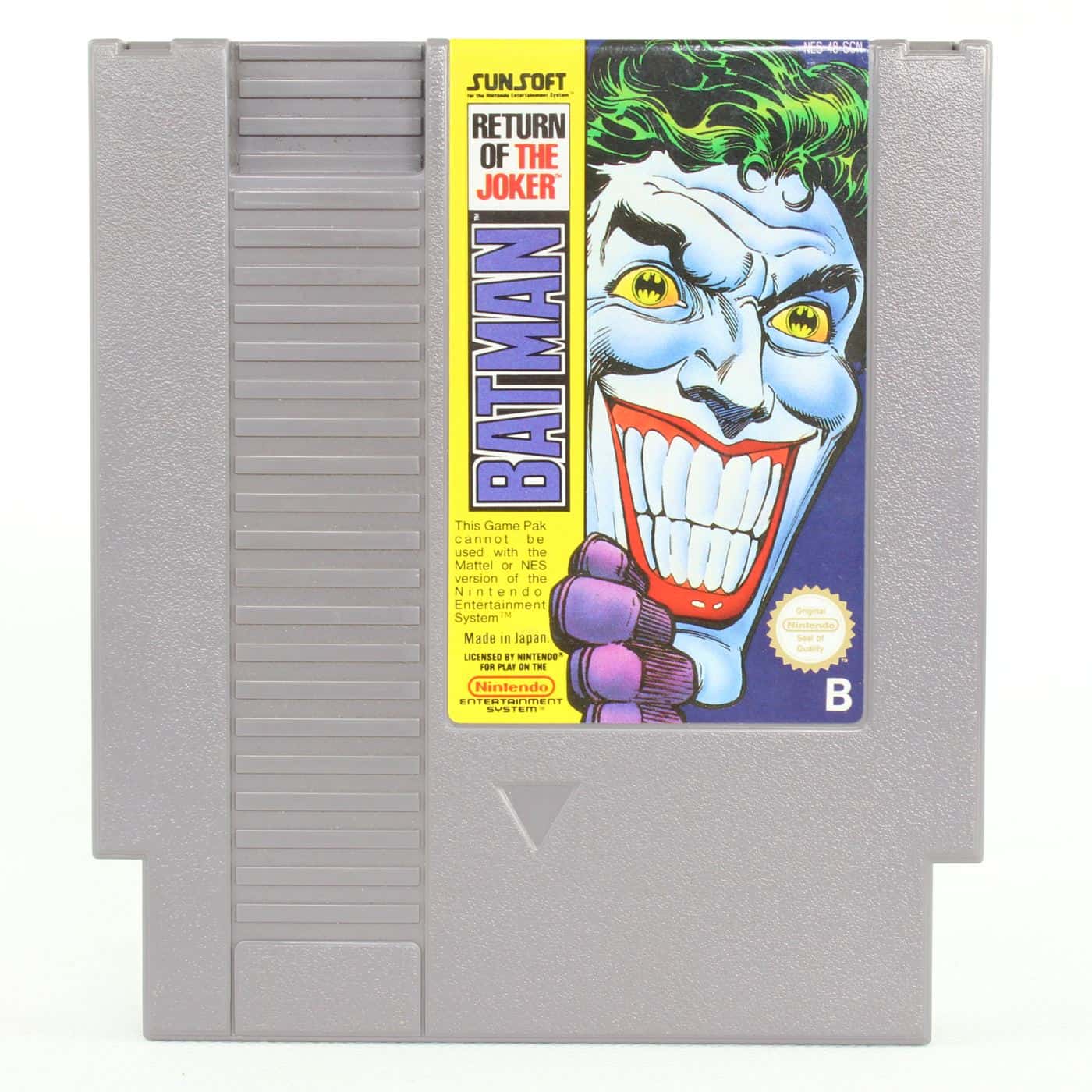 Batman Return Of The Joker Nintendo Nes Pal B Scn