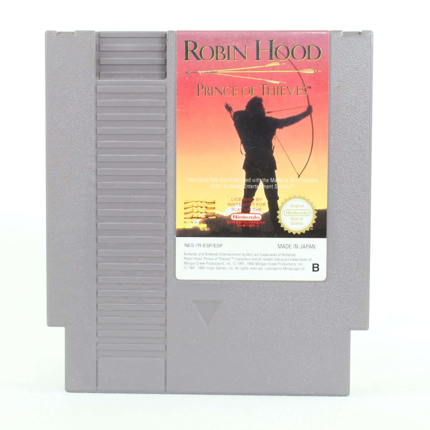 Robin Hood: Prince of Thieves (Nintendo NES, PAL-B)