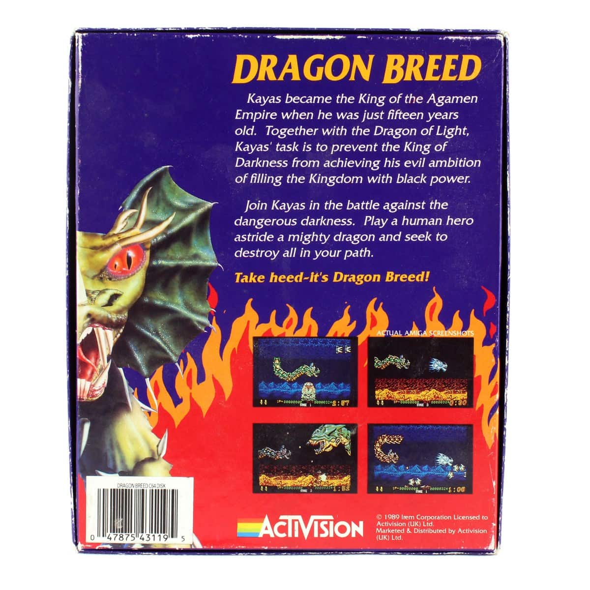 Dragon Breed (C64 Disk) - WTS Retro - Køb spillet her