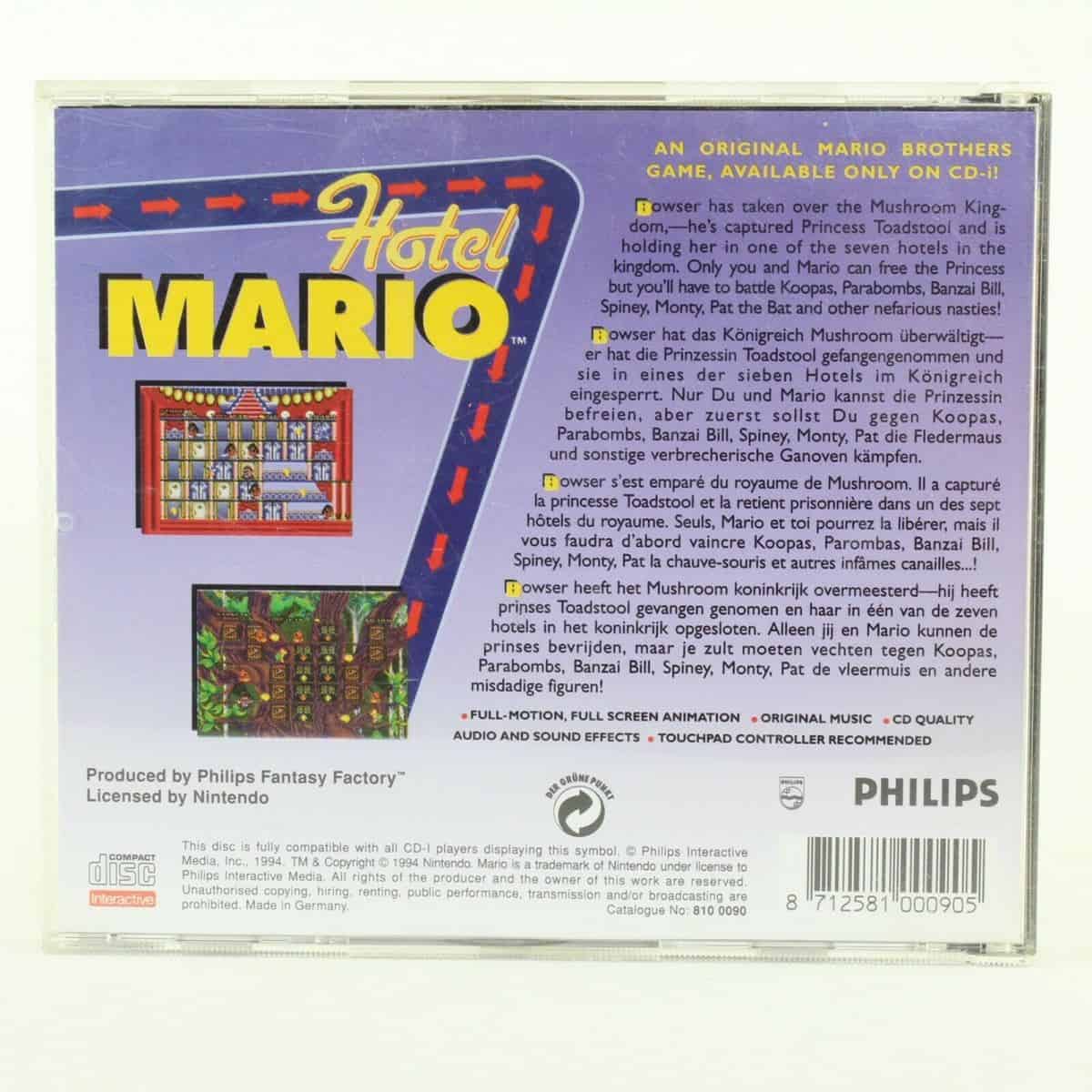 Hotel Mario (Philips CD-i) - Brugt Philips CD-i spil