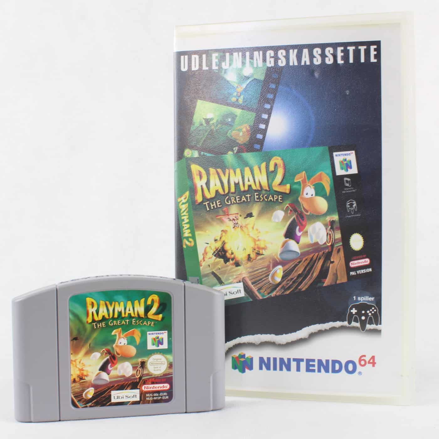Rayman 2: The Great Escape (Nintendo 64) - Udlejningskassette - WTS Retro