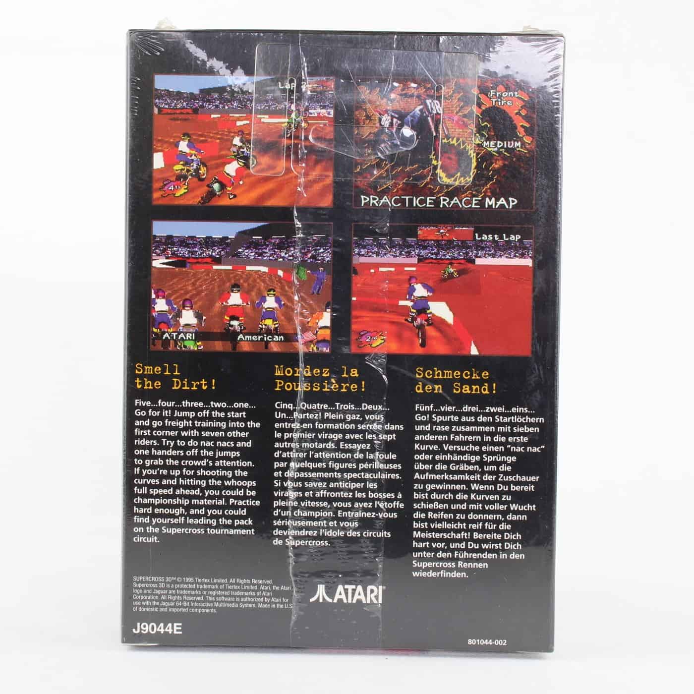 Supercross 3D (Atari Jaguar, Boxed, Sealed)