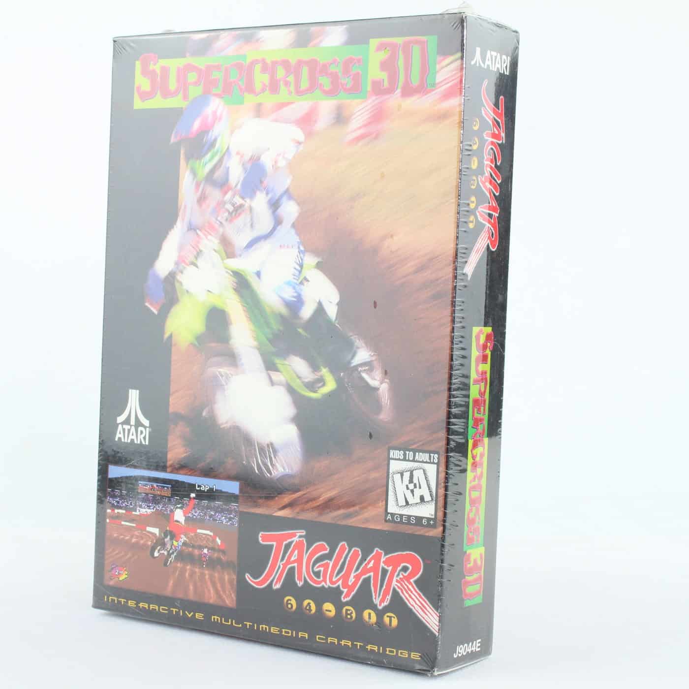 Supercross 3D (Atari Jaguar, Boxed, Sealed)