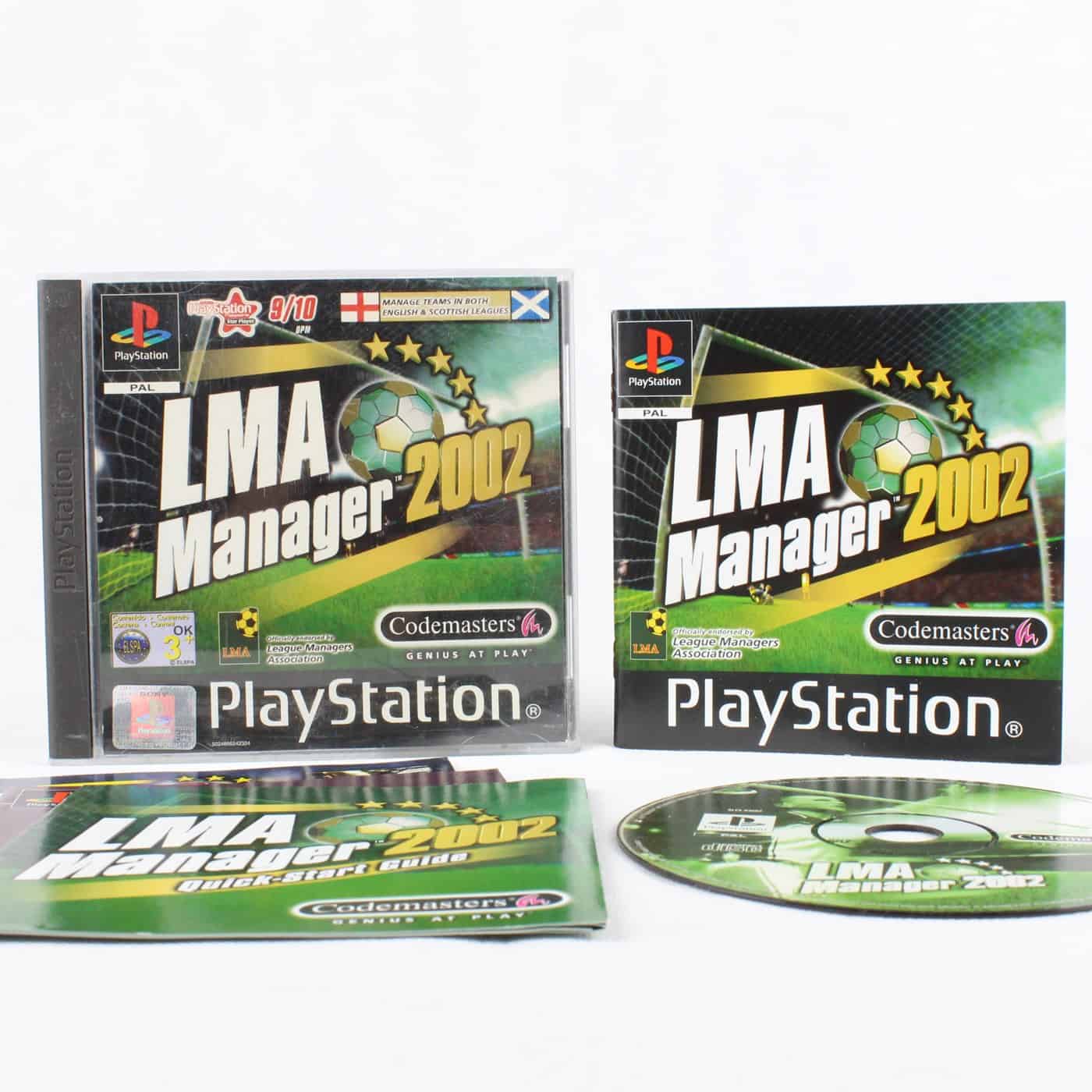LMA Manager 2002 (PS1) - WTS Retro - Køb spillet her
