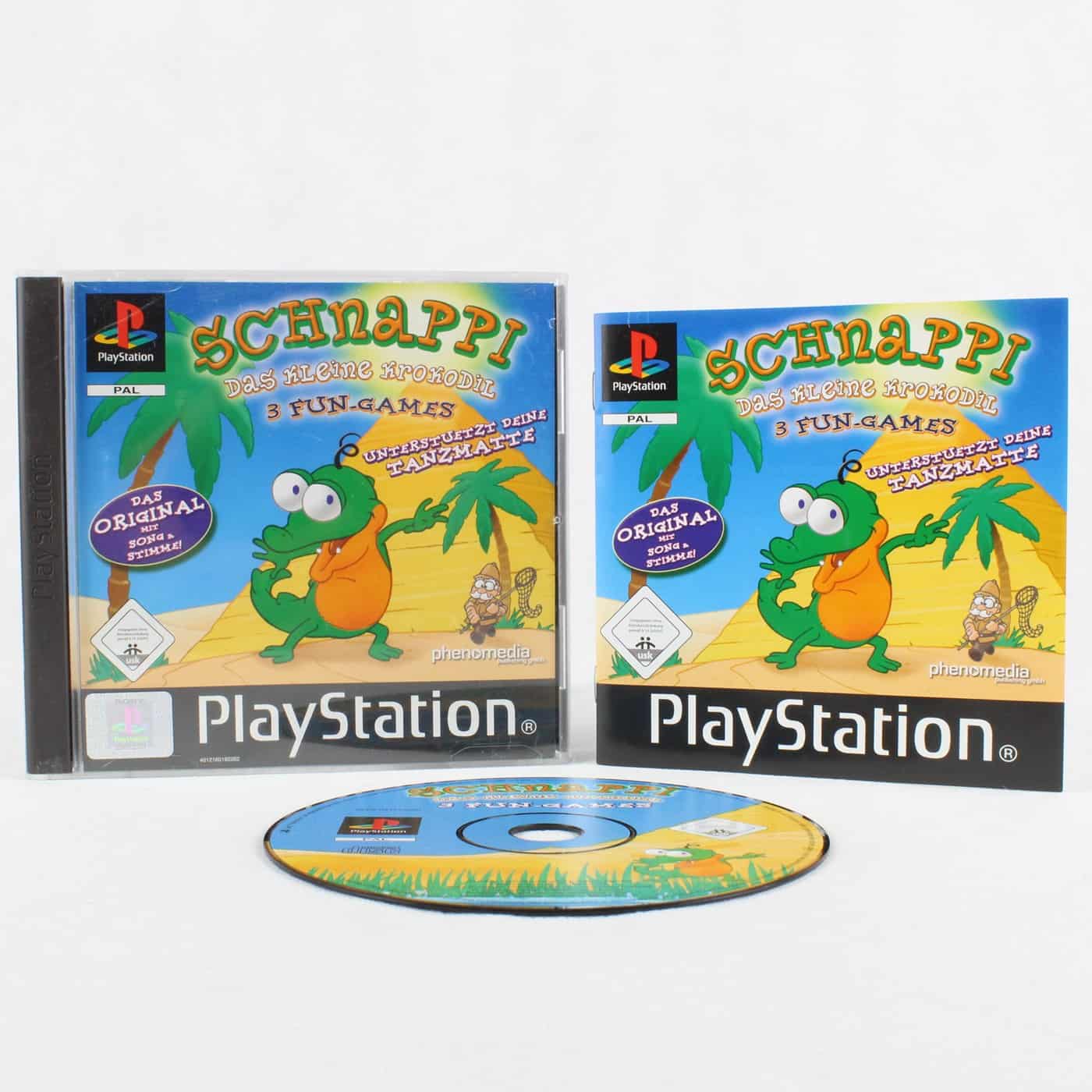 Schnappi - 3 Fun Games (Playstation 1) - Brugt PS1 spil