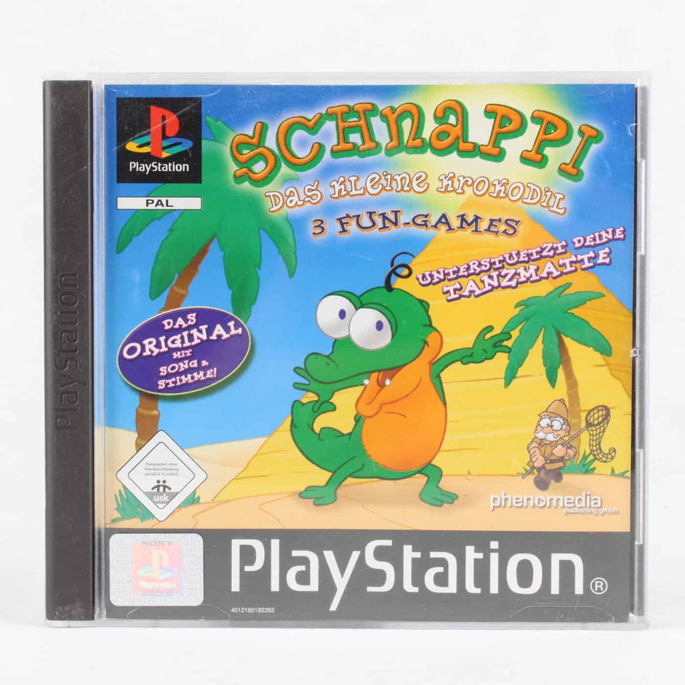 Schnappi - 3 Fun Games (Playstation 1) - Brugt PS1 spil