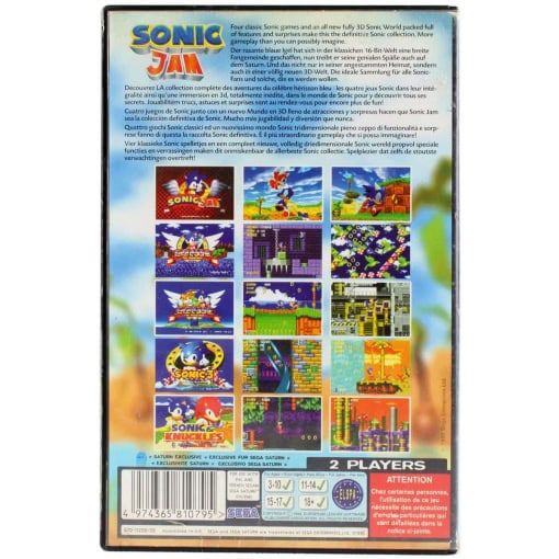 Sonic Jam (SEGA Saturn) - WTS Retro - Køb spillet her