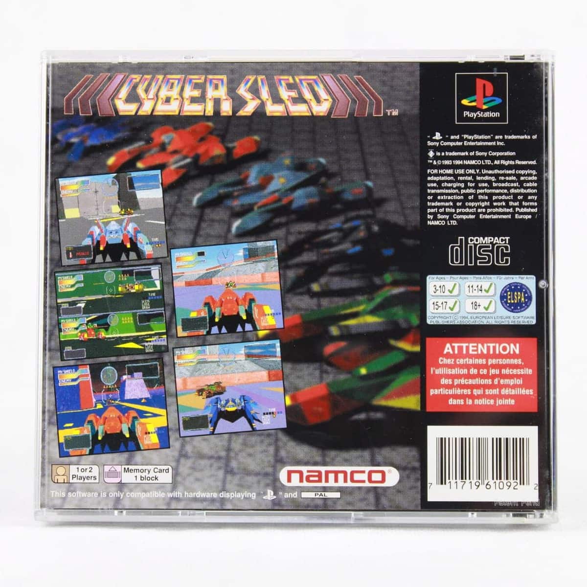 Cyber Sled (PS1) - WTS Retro - Køb spillet her