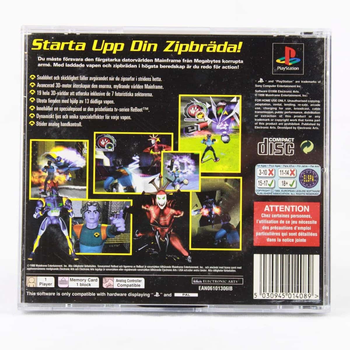 ReBoot (PS1) - WTS Retro - Køb spillet her