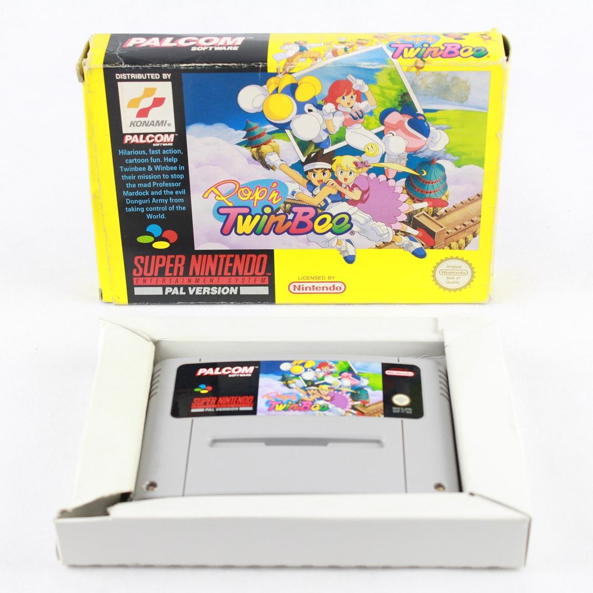 Pop'n Twinbee (SNES - Boxed) u. manual - WTS Retro