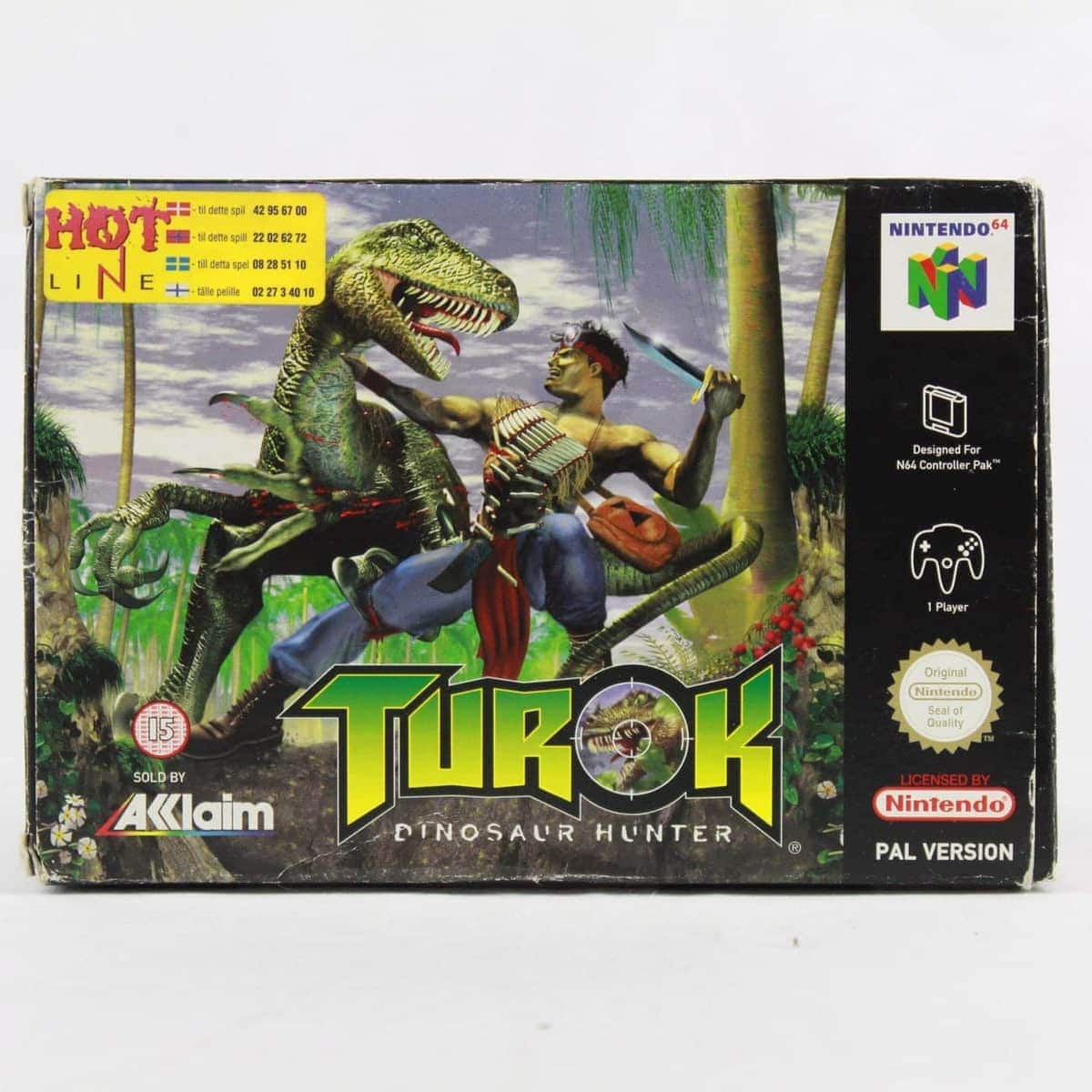 Turok: Dinosaur Hunter (Nintendo 64 - Boxed) - WTS Retro