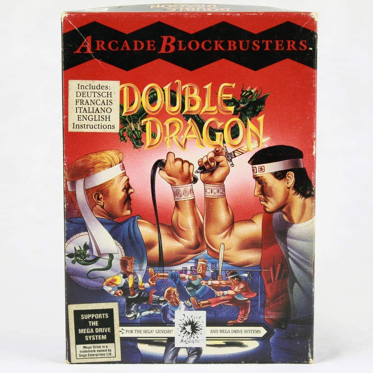 Double Dragon (SEGA Mega Drive) - Brugt SEGA spil
