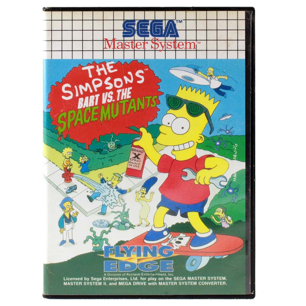 The Simpsons: Bart vs. the Space Mutants (SEGA Master System) - WTS Retro