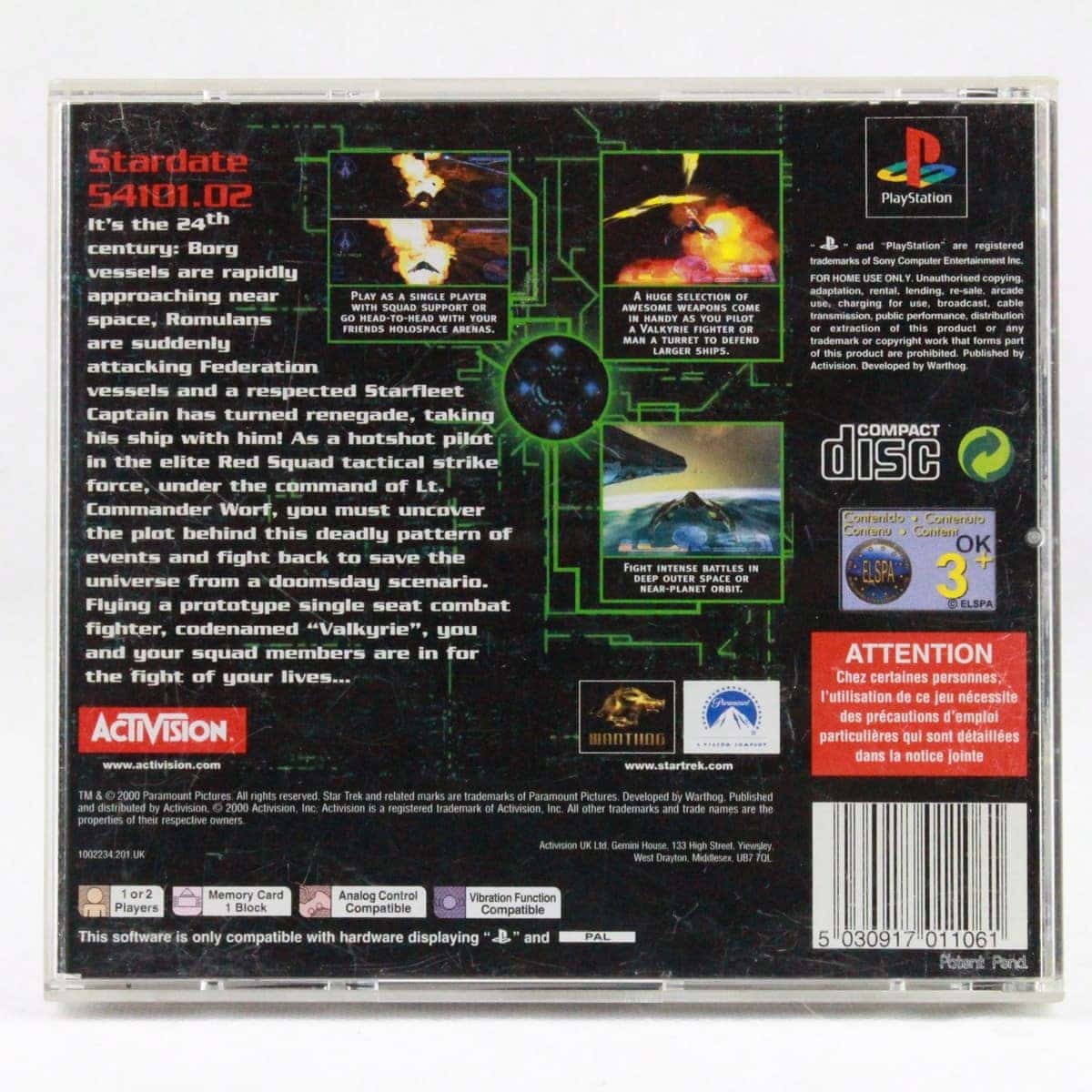 Star Trek: Invasion (PS1) - Brugt PS1 spil - WTS Retro