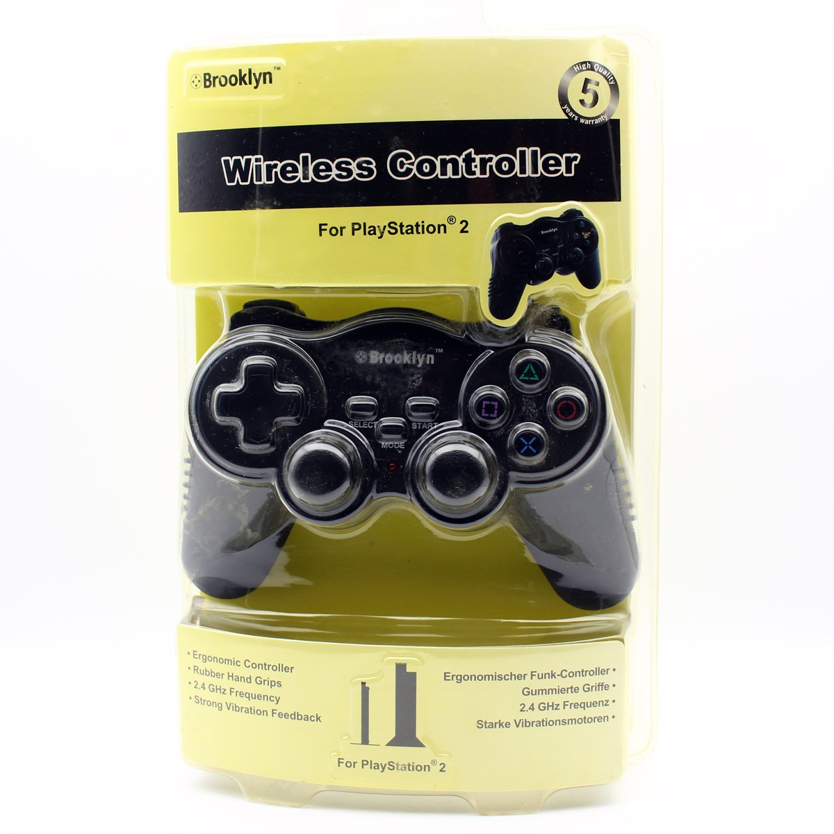 Brooklyn Trådløs Controller til Playstation 2 (Ny) - WTS Retro - Køb her