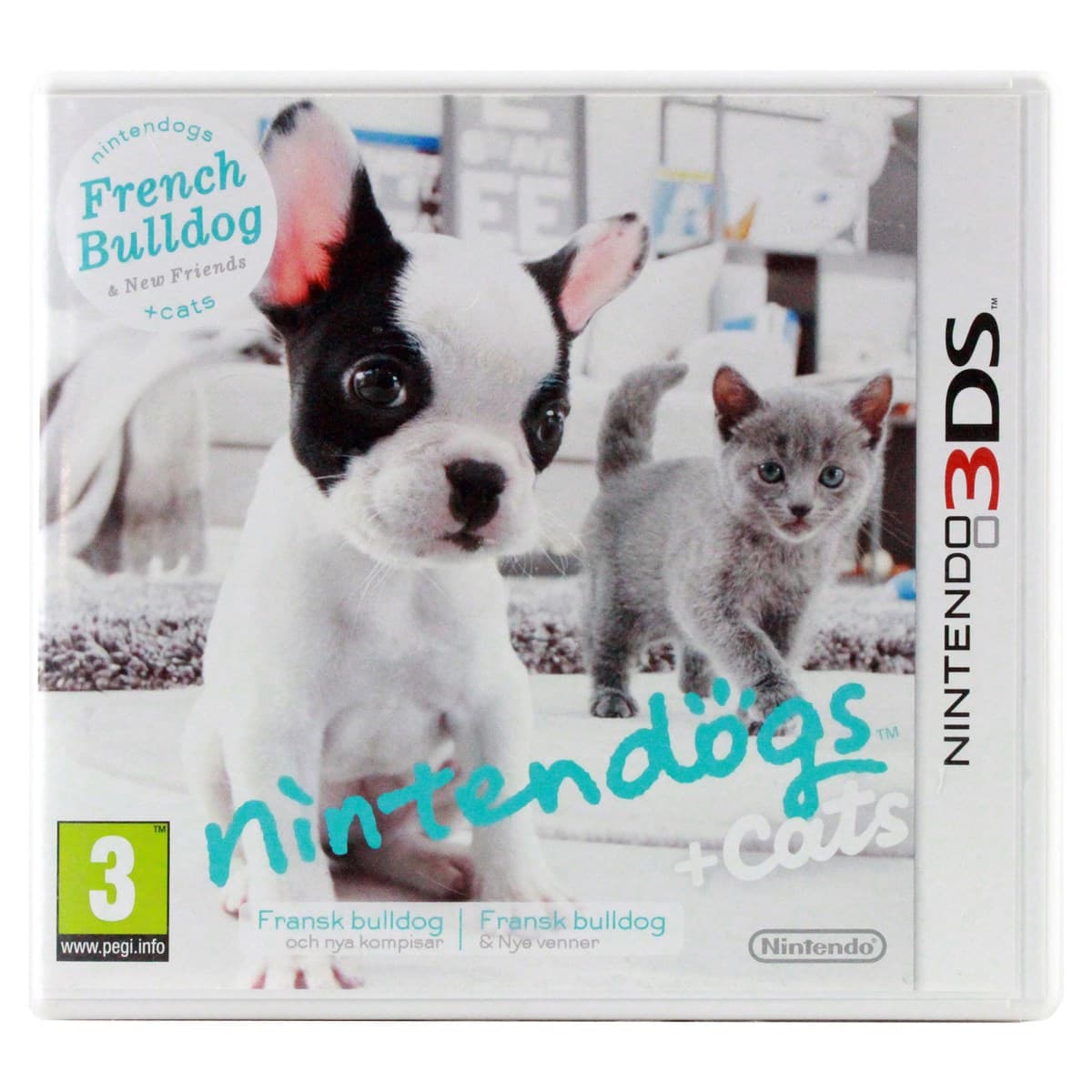 Nintendogs + Cats: French Bulldog & New Friends (Nintendo 3DS)