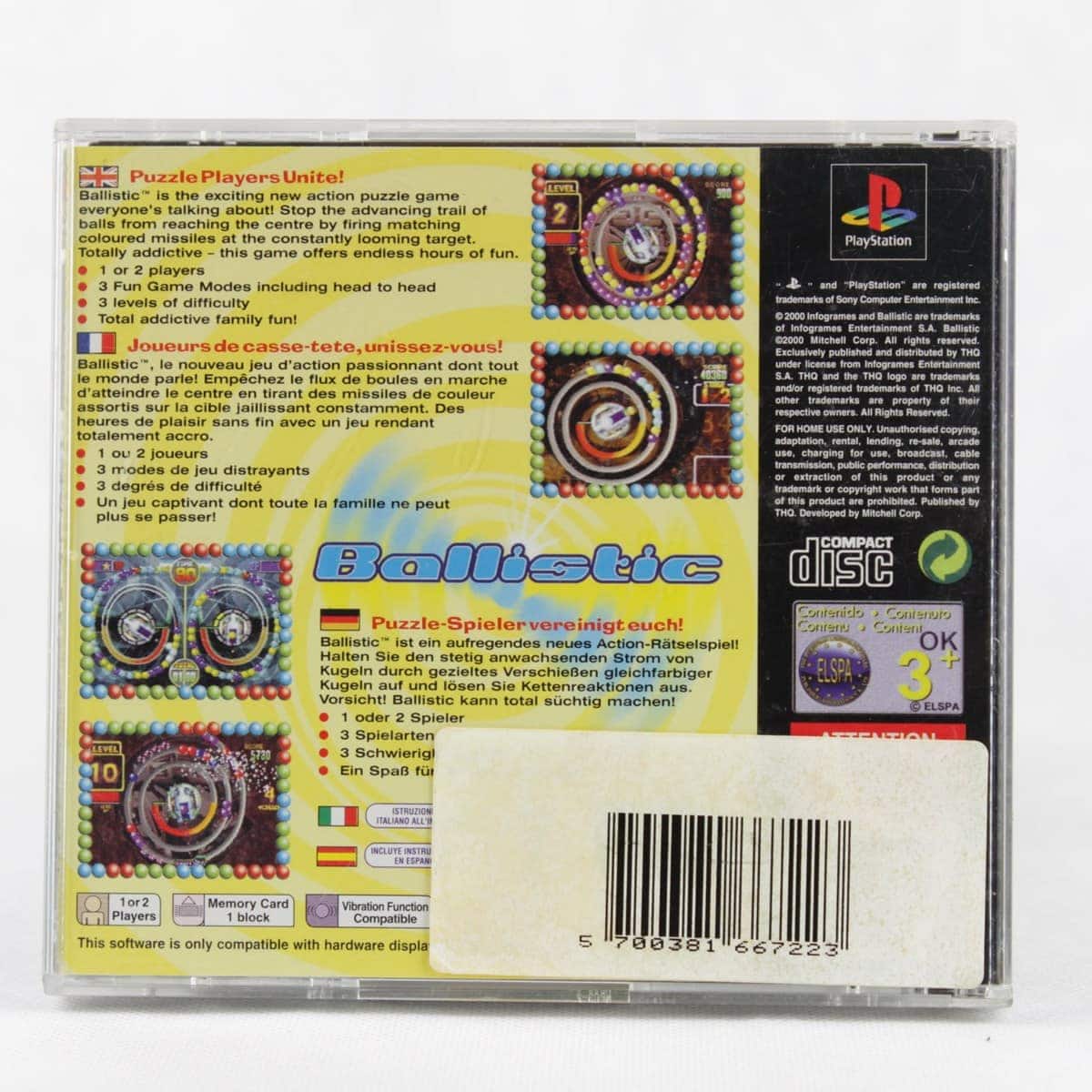 Ballistic (PS1) - Brugt PS1 spil - WTS Retro