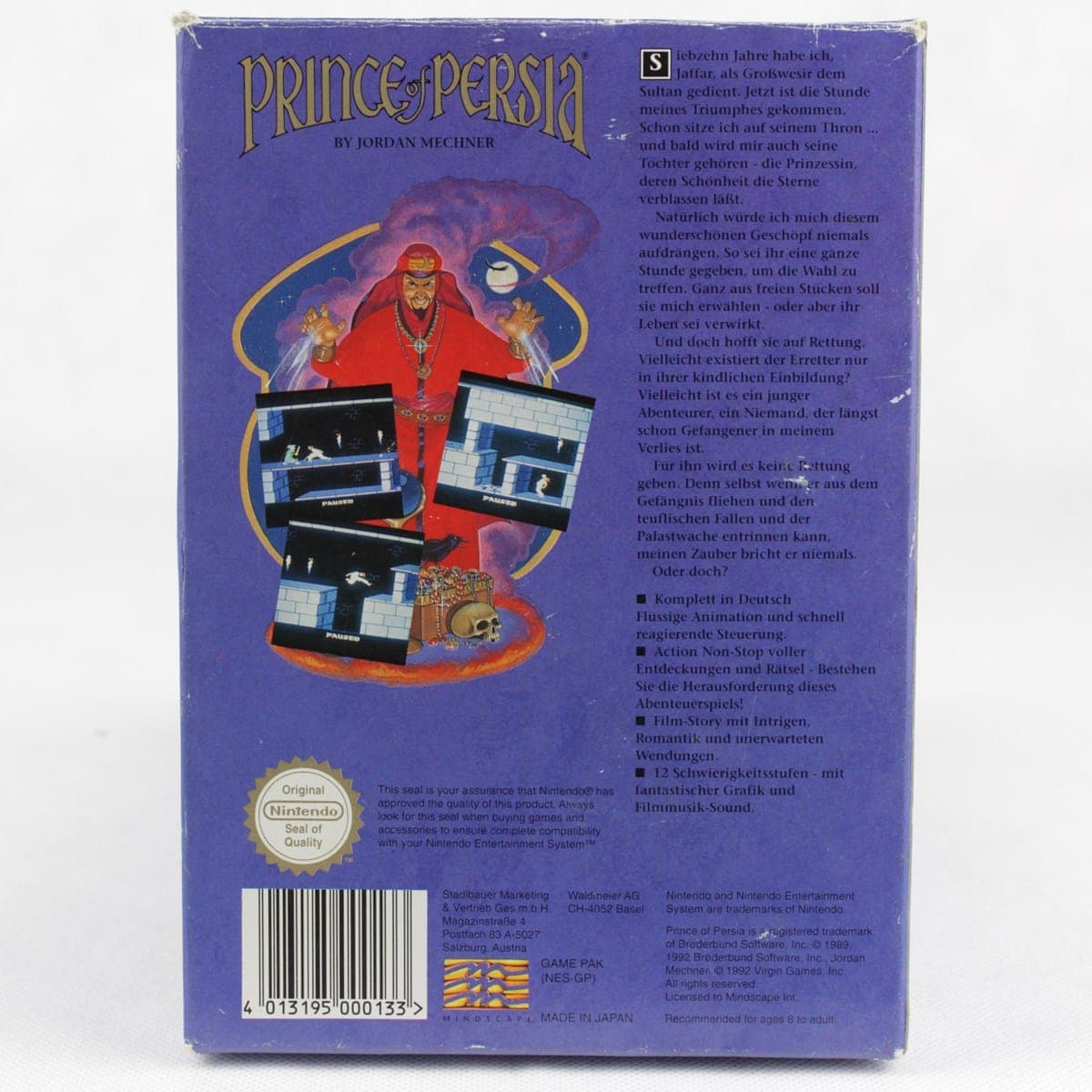 Prince of Persia (Nintendo NES, Boxed, PAL-B) - WTS Retro