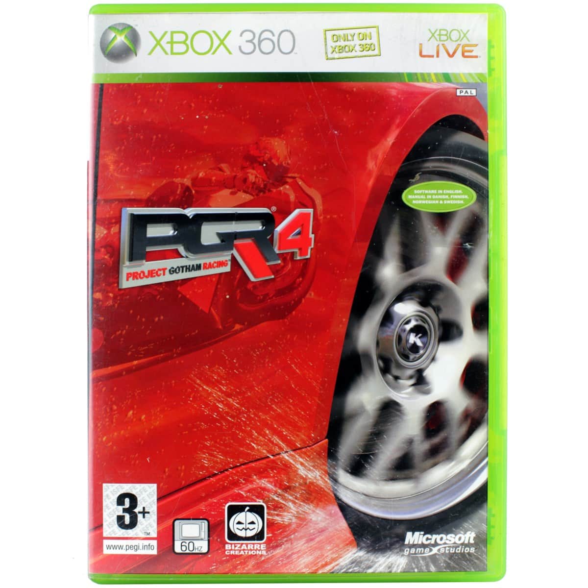 Project Gotham Racing 4 (Xbox 360) - WTS Retro - Køb spillet her