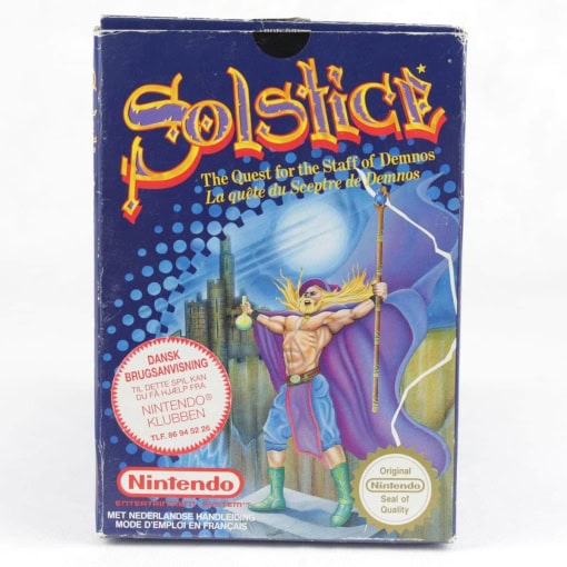Solstice: The Quest for the Staff of Demnos (Nintendo NES, Boxed, PAL-B ...