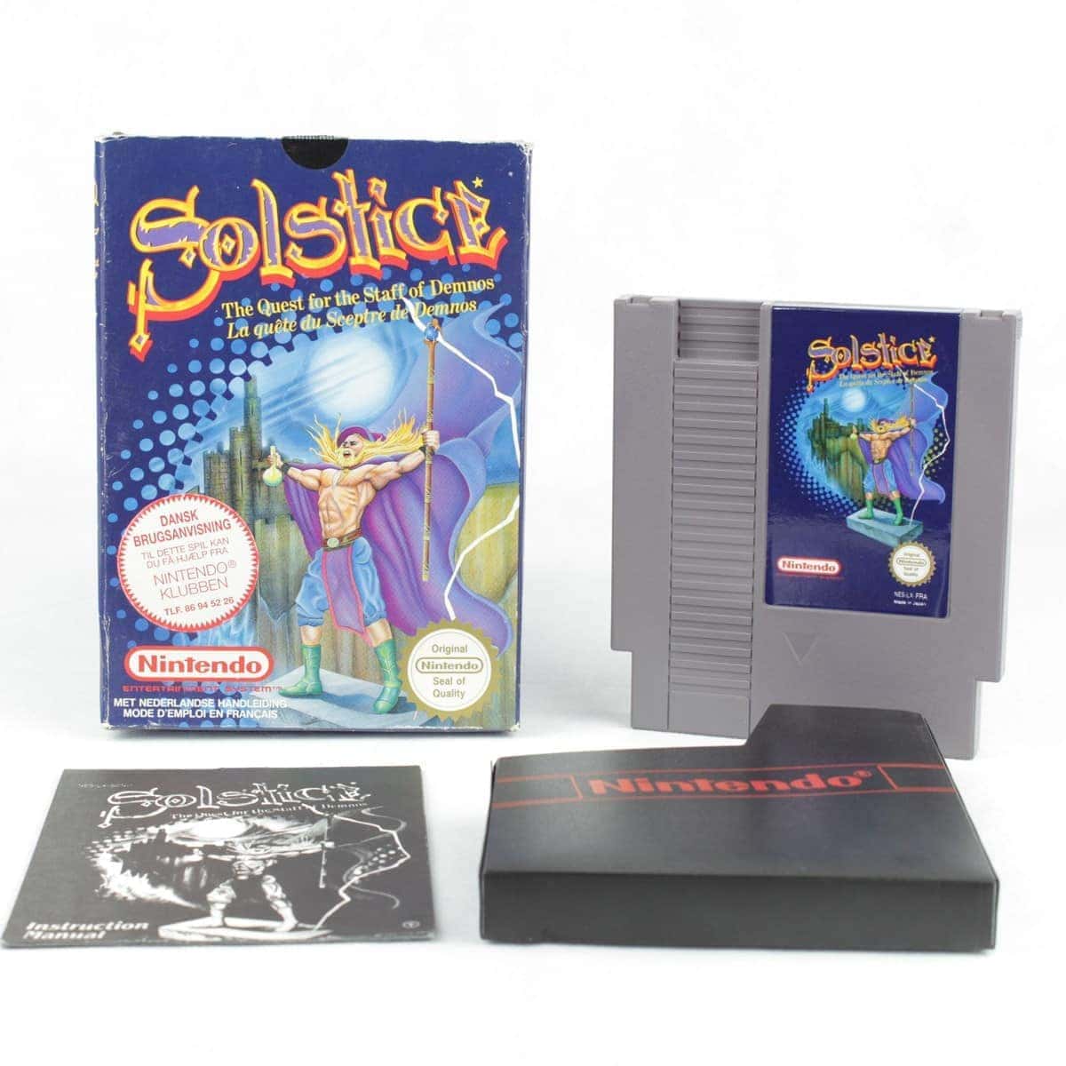 Solstice: The Quest for the Staff of Demnos (Nintendo NES, Boxed, PAL-B ...