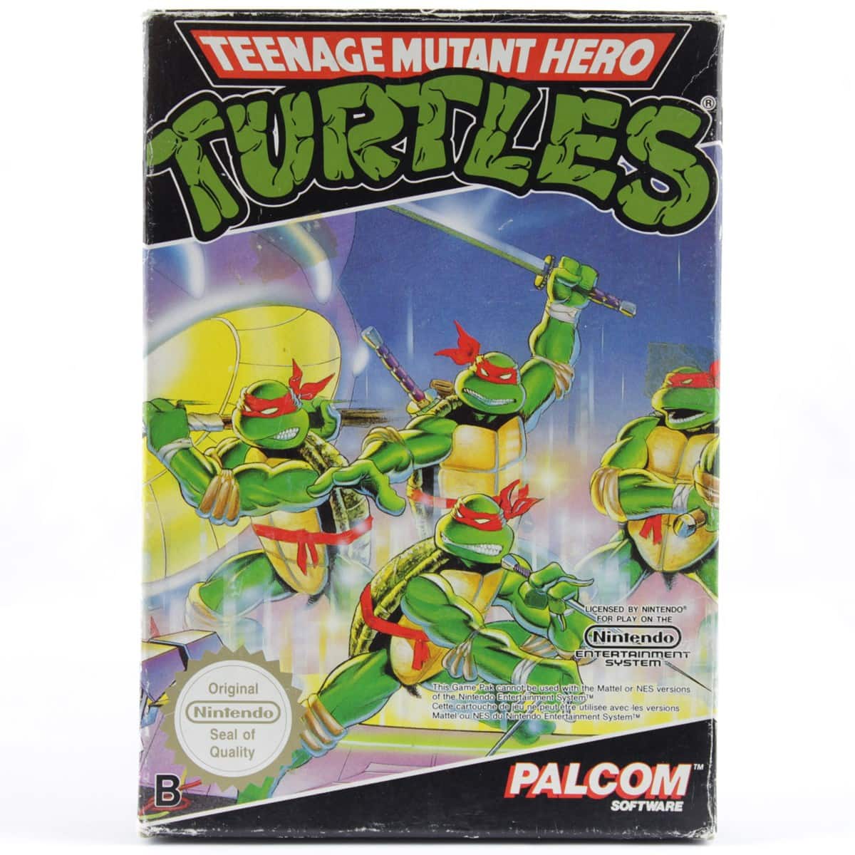 Teenage Mutant Hero Turtles (Nintendo NES, Boxed, PAL-B, EEC)