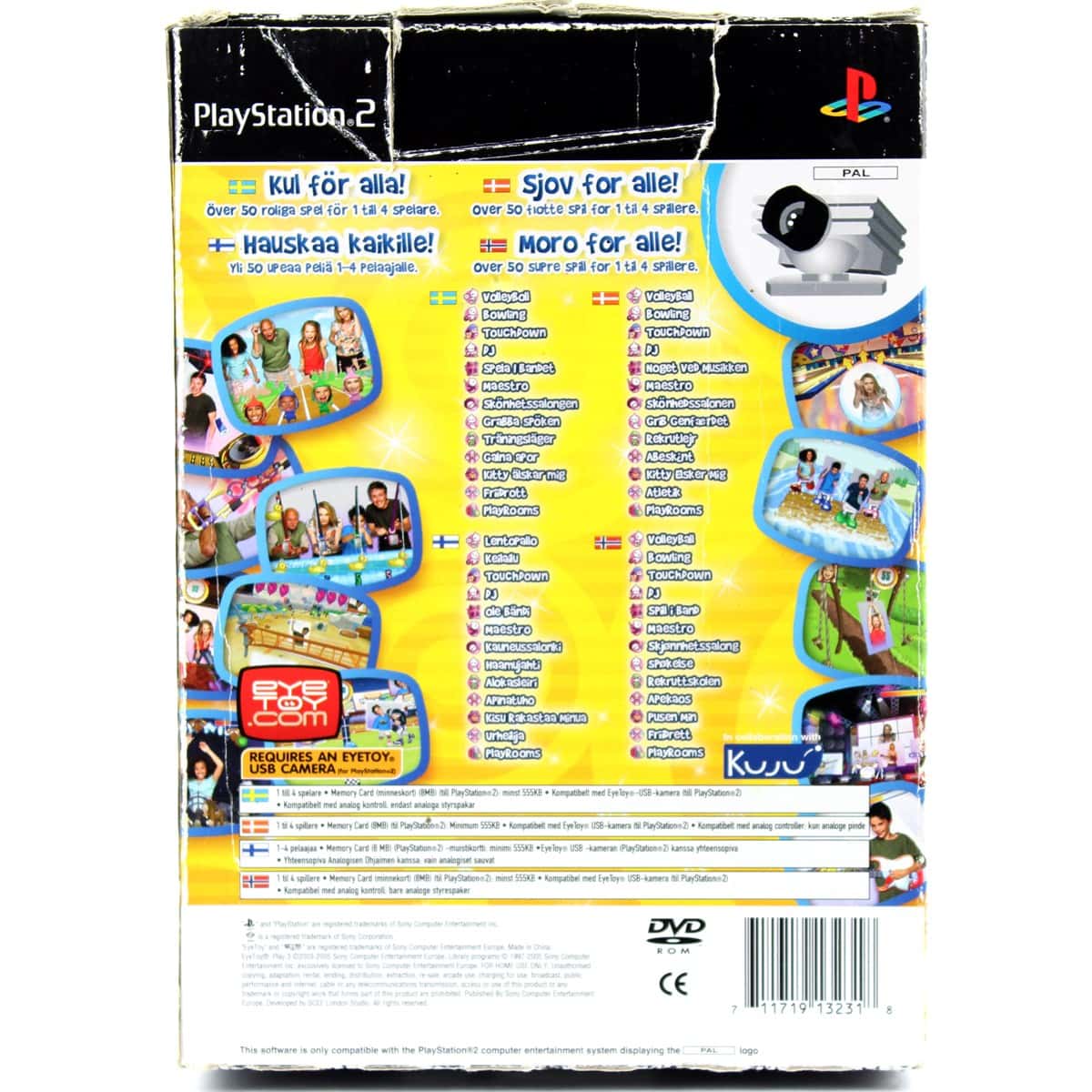 EyeToy: Play 3 + EyeToy Kamera (PS2) - WTS Retro - Køb her