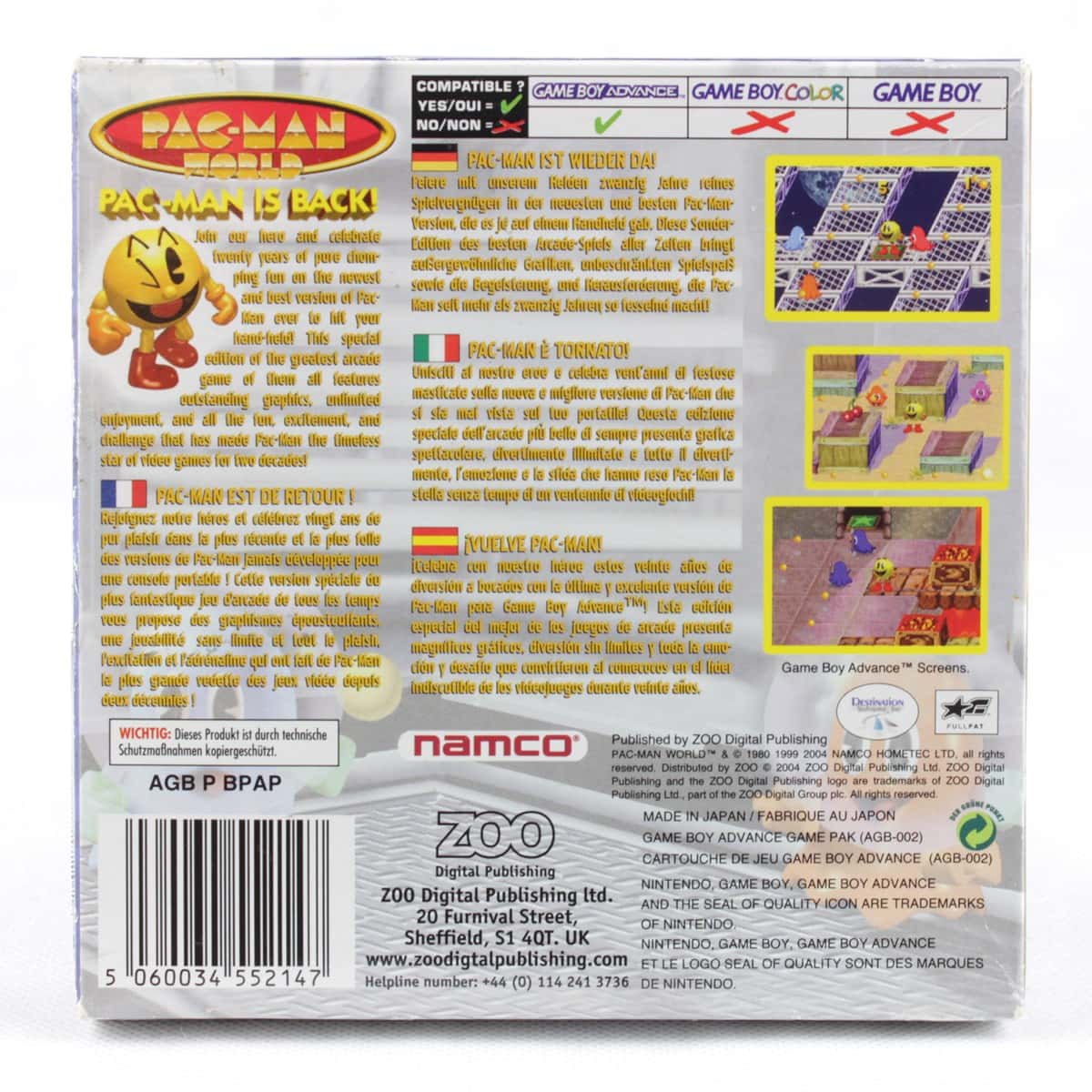 Pac-Man World (Game Boy Advance - Boxed) - WTS Retro - Køb spillet her