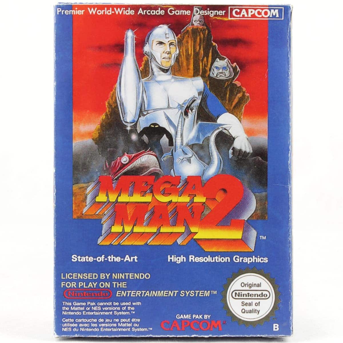 Mega Man 2 (Nintendo NES, PAL-B, Repro. æske) - WTS Retro - Køb her