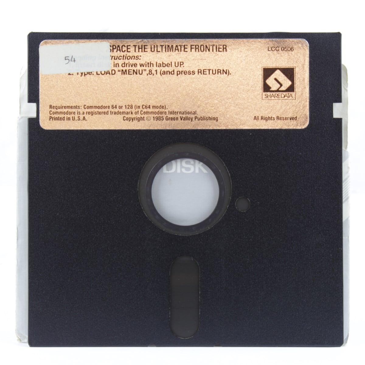 Space: The Ultimate Frontier (Commodore 64, Disk)