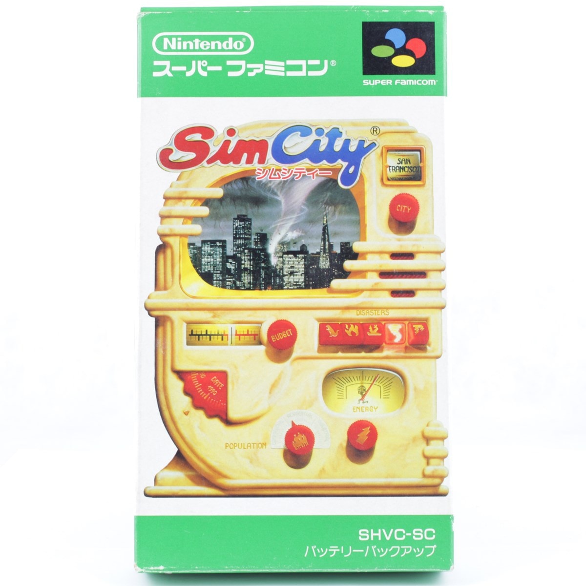 SimCity (Super Famicom, NTSC-J, Japansk) - WTS Retro
