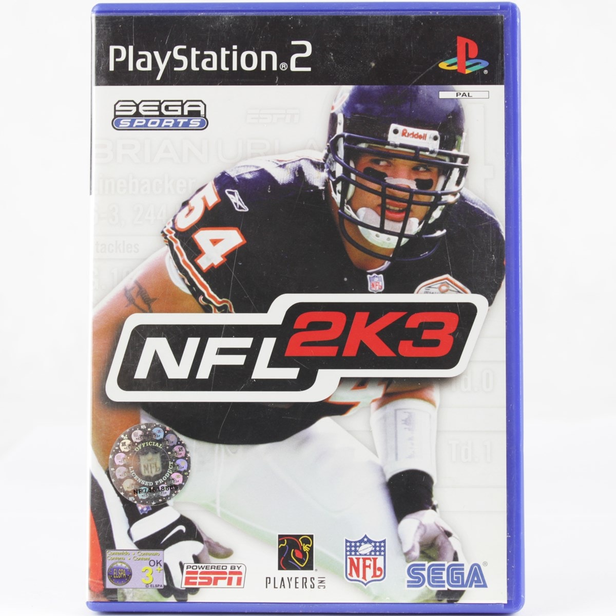 NFL 2K3 (PS2) - Brugt spil - WTS Retro - Køb spillet her
