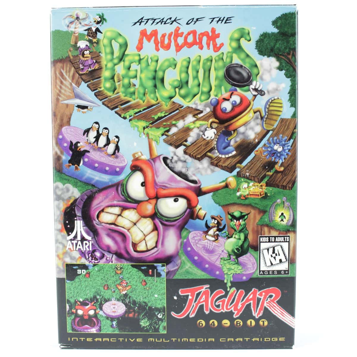Attack of the Mutant Penguins (Atari Jaguar, Boxed) - WTS Retro - Køb her