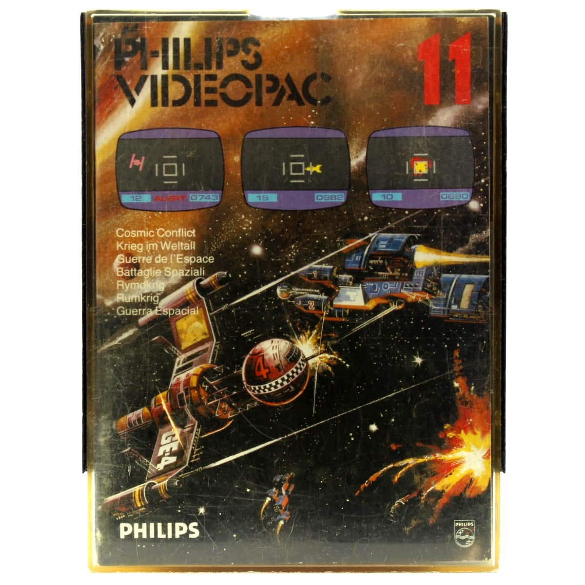 Philips Videopac 11: Cosmic Conflict - WTS Retro - Køb her